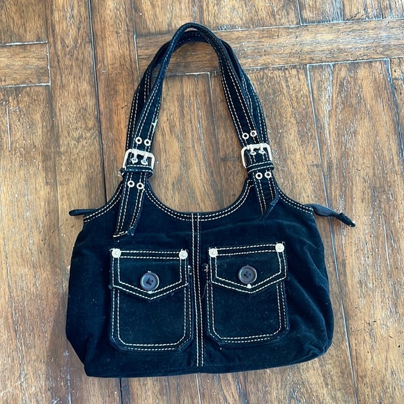 Chateau | Bags | Chateau V2k Earlv 200s Black Velvet Purse Mini ...